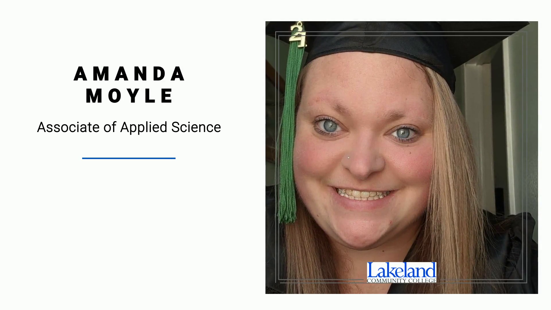 StageClip | Amanda Moyle - Associate of Applied Science